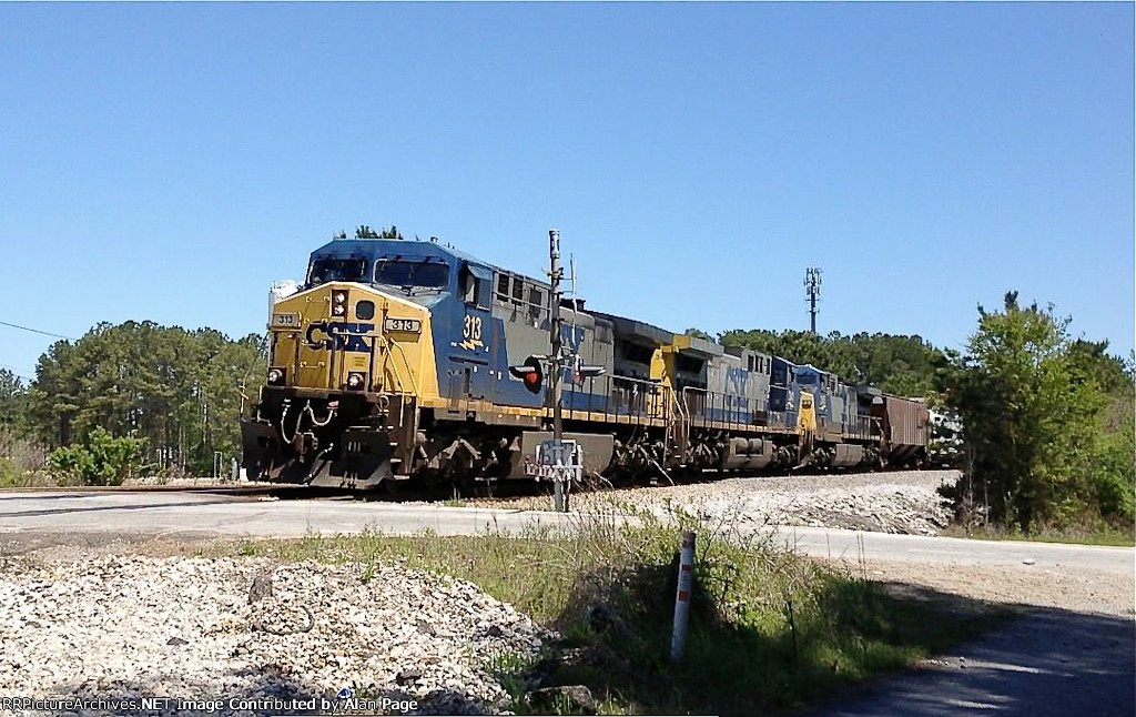 CSX AC44CW’s 313, 341 and 245